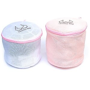 (2 Pcs) Laundry Bag Mesh Bra Washing Bag for Bras Intimates Lingerie and Delicates for Sorting and Washing Clothes