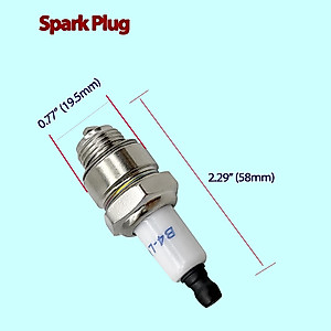 Yellow Foam Air Filter 698369 for BS Classic Sprint and Quattro Engine Spark Plug Replaces for ST J19LM, RJ19LM, 802592, 5095K