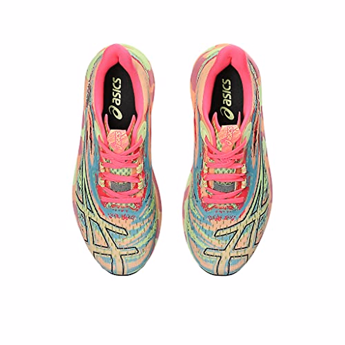 ASICS Women's Noosa TRI 15 Running Shoes, 8.5, Summer Dune/Lime Green