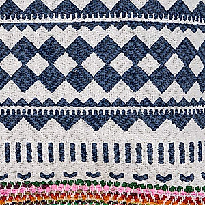 LR Home Boho Chevron Throw Pillow 18" x 18" Multi