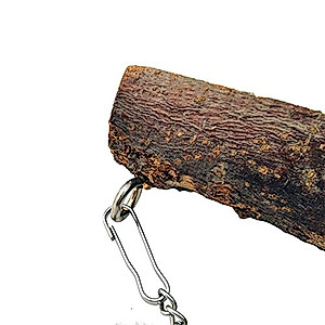 YJJKJ Pet Bird Swing, Parrot Cage Toys, Natural Wooden Swing Toys for Parakeet Cockatoo Cockatiel Conure Lovebirds Canaries Little Macaw African Parrot