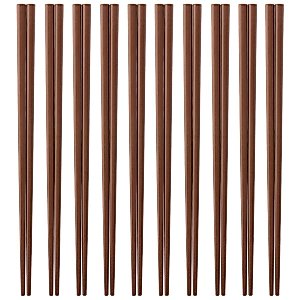 Made in Japan business for 10 Eco chopsticks set meal (dark brown) SPS resin use chopsticks ECO Dishwasher, high temperature and depot support 22.5cm x 3mm angle (chopsticks point) Eco Friendly sps re