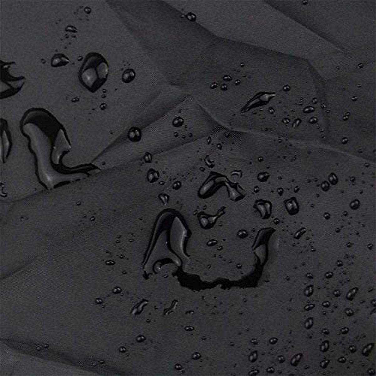 Ihomepark Extra Large Patio Cushion Cover, 68 x 30 x 20 inch Black Outdoor Furniture Seat Cushion Storage Bag, Water Resistant Rectangle Oxford Fabric Bag