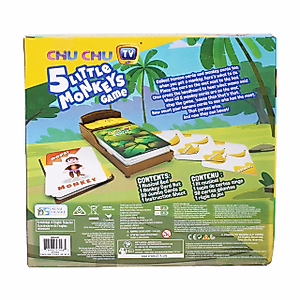 Spin Master Cardinal Games Five Little Monkeys Game, Multicolor