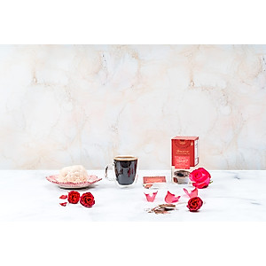 Teeccino Lion’s Mane Rhodiola Rose Mushroom Adaptogen Herbal Tea - Caffeine-Free, 3x More Herbs than Regular Tea Bags, Lightly Sweet from Dates & Figs, Prebiotic - 25 Tea Bags