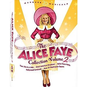 Alice Faye Collection 2 (Rose of Washington Square/Hollywood Cavalcade/The Great American Broadcast/Hello, Frisco, Hello/Four Jills in a Jeep) (Full Chk Gift)