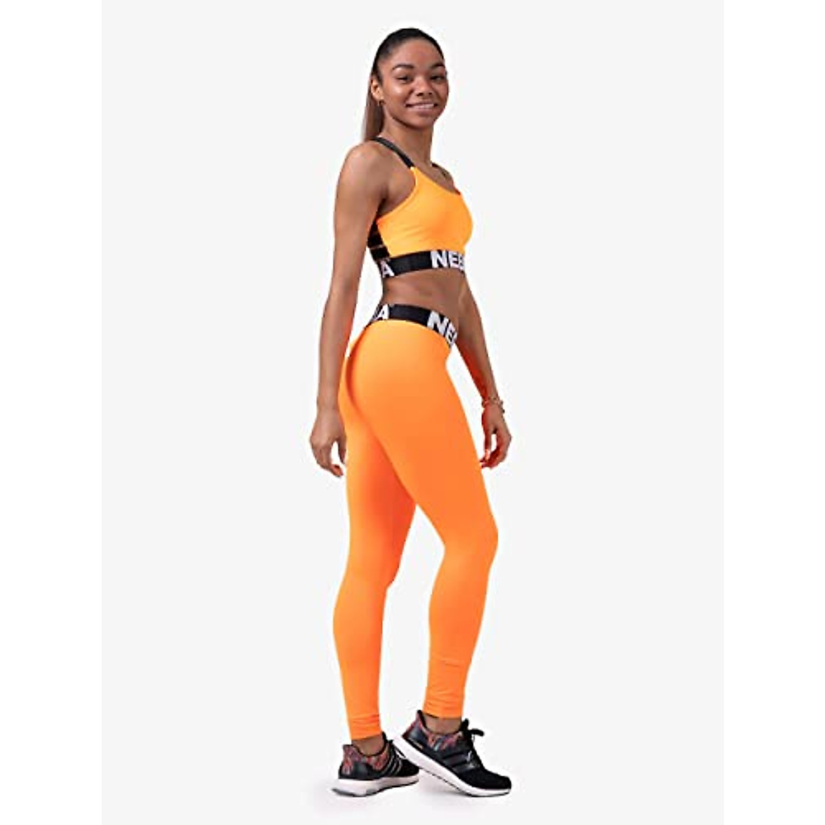 NEBBIA Squad Hero Scrunch Butt Leggings 528 Orange