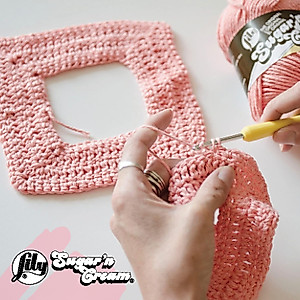 Lily - 10300202612 Sugar'n Cream Cotton Cone Yarn, 14 oz, Kitchen Breeze Ombre, 1 Cone