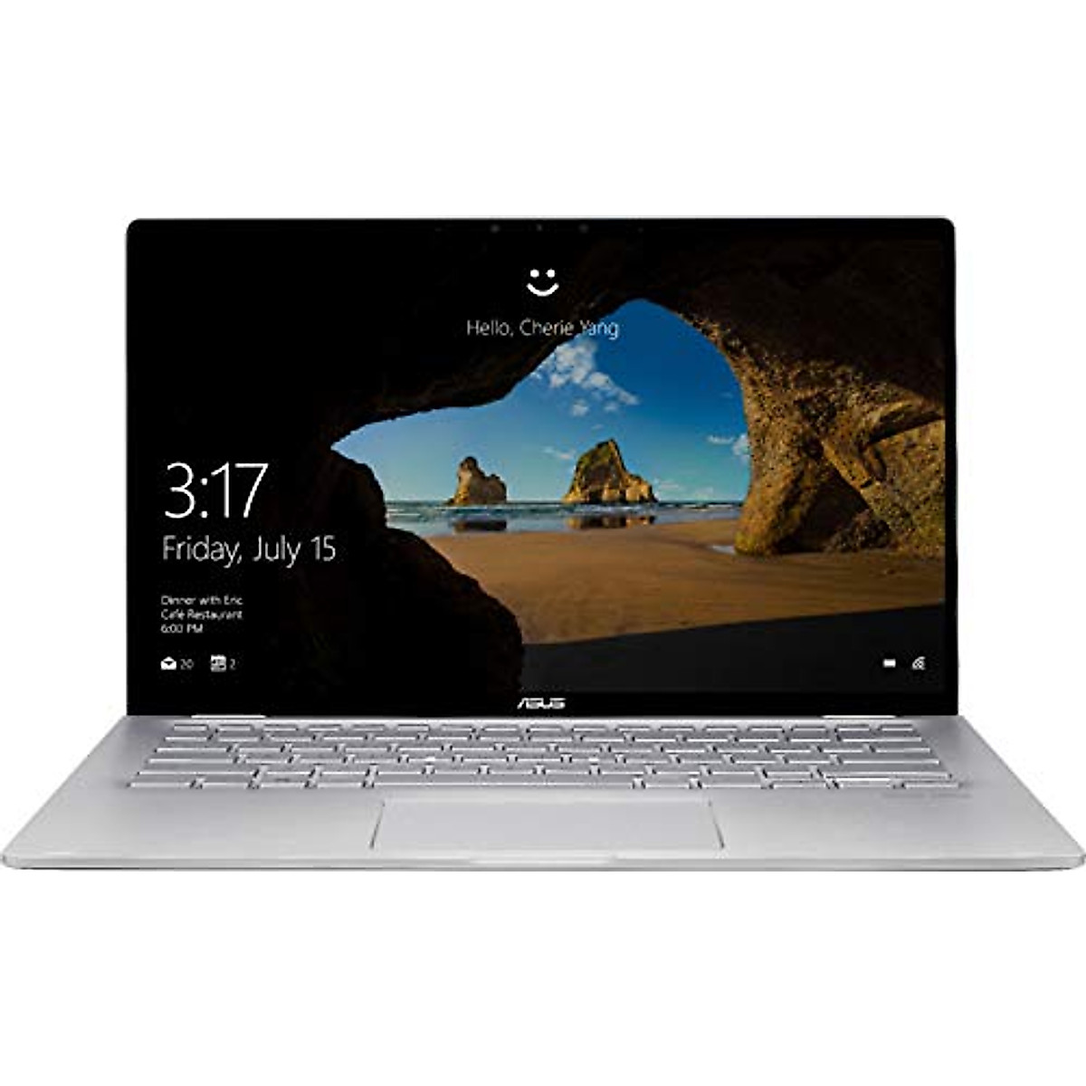 ASUS Q406DA - 14" FHD Touch - AMD Ryzen 5-8GB - 256GB SSD - Silver