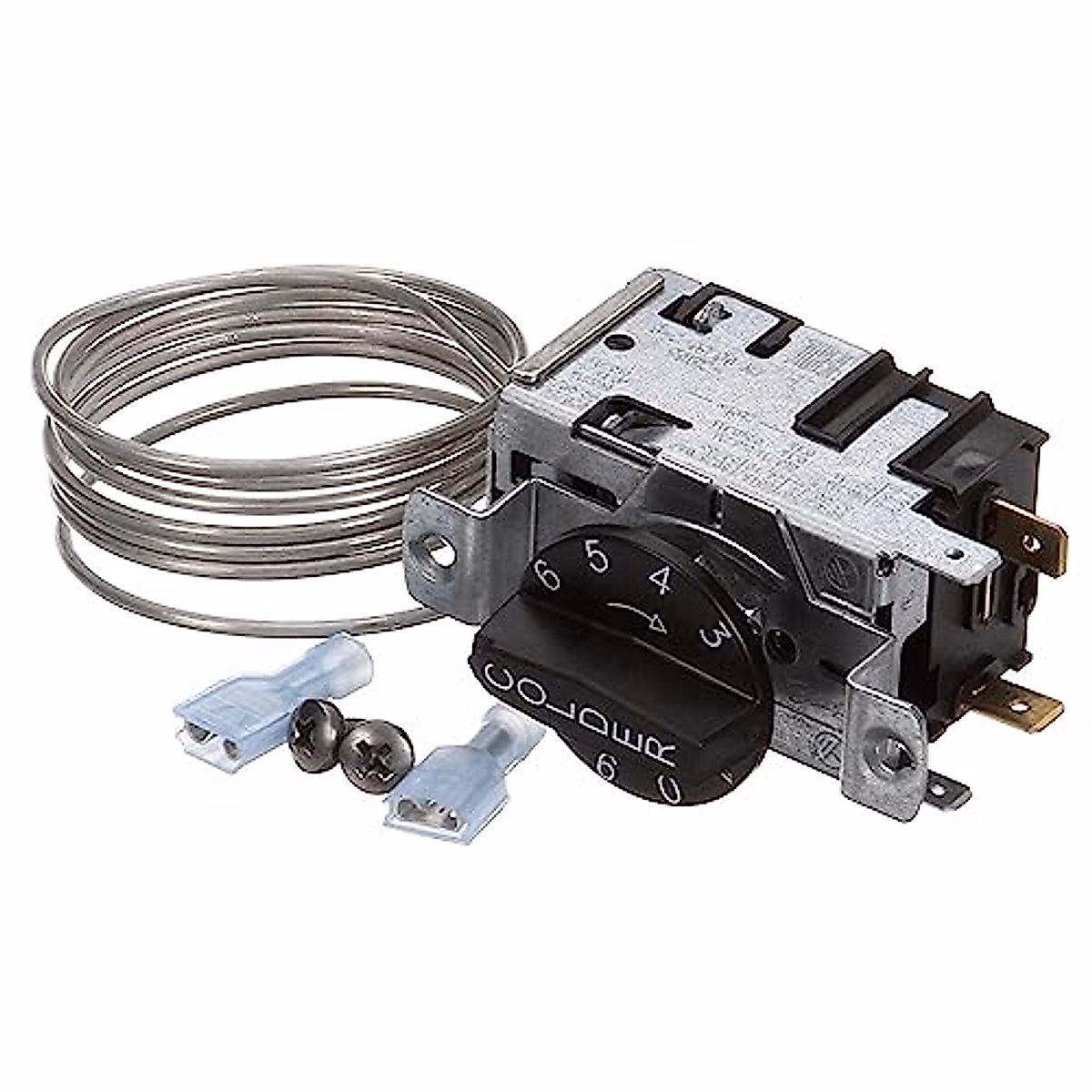 988284 Refrigerator Thermostat Temperature Control Kit Compatible for True Refrigerators 077B6856 Freezer Thermostat