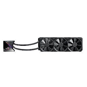 ASUS ROG Ryujin 360 All-in-One Liquid CPU Cooler with Colour OLED, Aura Sync RGB and Noctua iPPC 2000 PWM 120 mm Radiator Fan