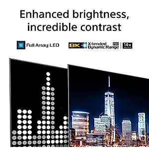 Sony Z8H 75 Inch TV: 8K Ultra HD Smart LED TV with HDR and Alexa Compatibility - 2020 Model