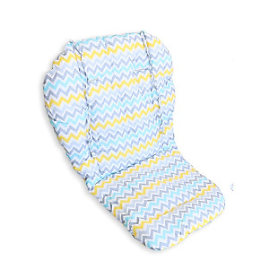 High Chair Cushion, High Chair Pad/seat Cushion/Baby High Chair Cushion,Soft and Comfortable,Light and Breathable,Make The Baby More Comfortable(Color Wavy Stripes)