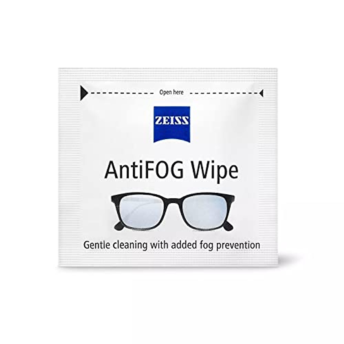 ZEISS Anti-Fog Lens Wipes, Pre-Moistened, Individually Wrapped Defogger Wipes for Coated Lenses, Binoculars, Scopes, Cameras, and Glasses, 30 Count