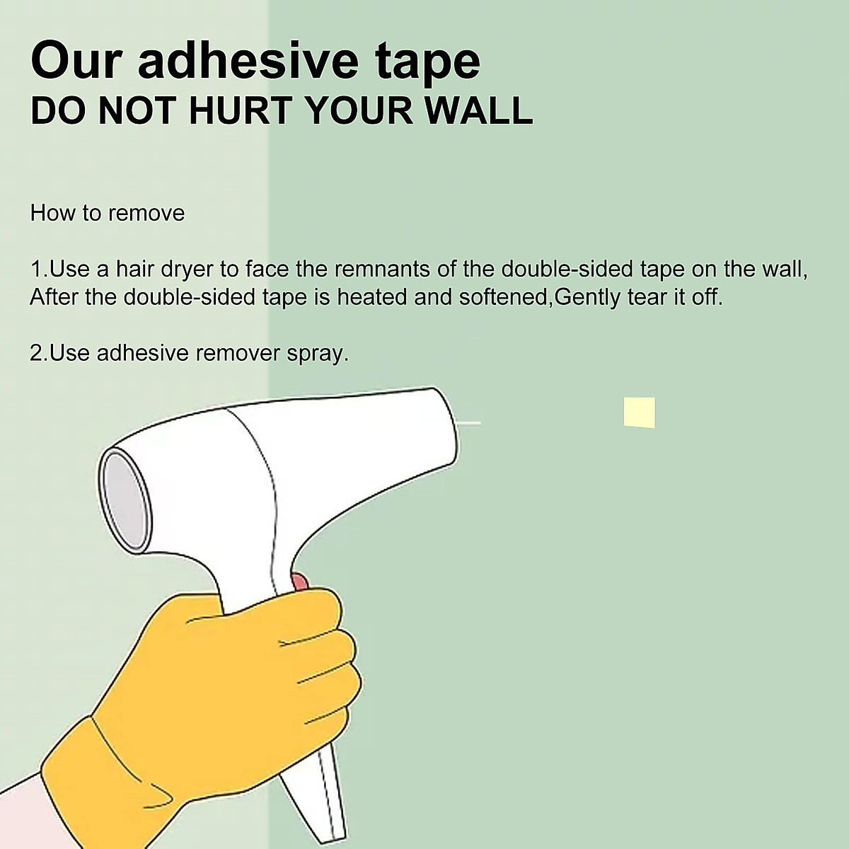 EGINO 60 Pack Double-Sided Adhesive Tape for Acoustic Soundproofing Foam Panels Strong Pad Mounting, Heavy Duty Wall Adhesive Squares