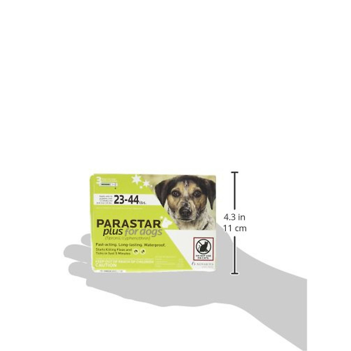 Parastar 3 Month Plus for Dogs Green (2344 lbs)