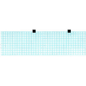 ECG Paper 60MM X 15M Blue Grid, DOT-Card (Works for CARDIETTE AR600 ADV, 66010037) (5)