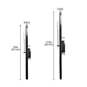 Two Realistic Game Joystick White and Black with a Text Gamer Wall Clock, Silent Non-Ticking Easy to Read Round Decorative Acrylic Wall Clock Art, for Living Room Home Office School 12 Inch