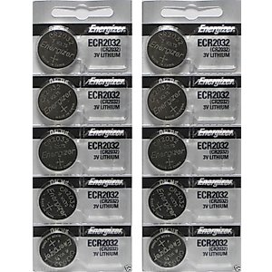 Energizer ECR2032 - Battery, 3 V, Lithium , 240 mAh, x 10 Pack - Packaging May Vary