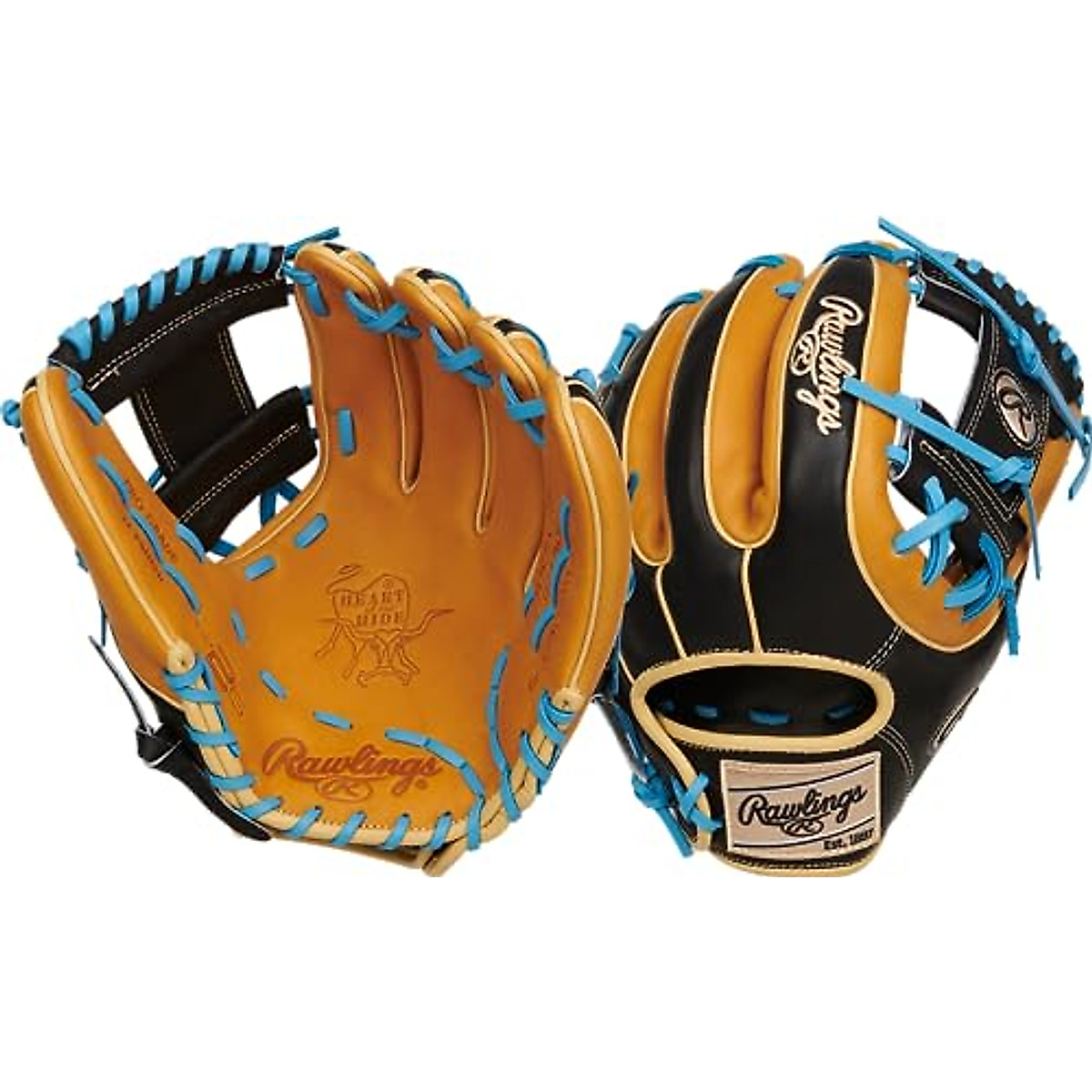 Rawlings | HEART OF THE HIDE R2G Baseball Glove | Right Hand Throw | 11.75" - Pro I-Web | Tan/Black