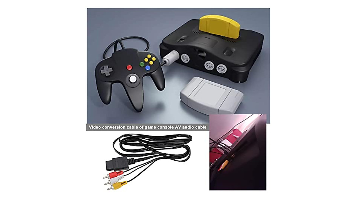 6ft AV Cable for Nintendo 64, GameCube & SNES