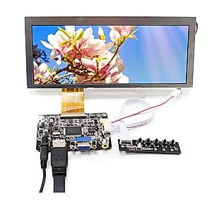 VSDISPLAY 8.8" 8.8 Inch 1280x480 LCD Screen CLAA088WA01 XN with HD-MI VGA AV LCD Controller Board KYV-N5 V4