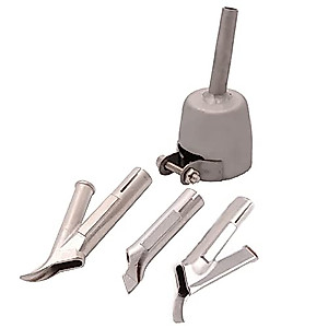 LZRONG 4pcs/Set Speed Welding Nozzles 5mm Weld Tip for PVC Plastic Welder Welding Soldering Supplies