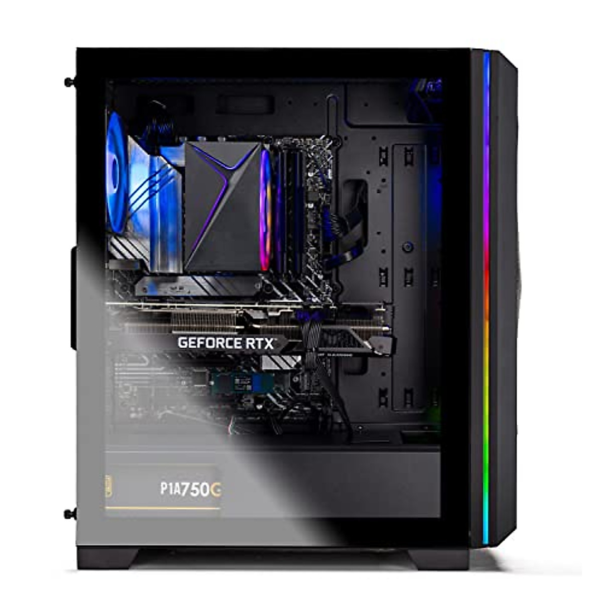 Skytech Gaming Skytech Chronos Gaming PC Desktop – Intel Core i5 12600K 3.7 GHz, NVIDIA RTX 3070, 1TB NVME SSD, 32GB DDR5 RAM, 650W Gold PSU, 240mm AIO, 11AC Wi-Fi, Windows 11 Home 64-bit