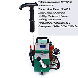 Gdrasuya10 1800W Automatic Banner Welding Machine,110V Hot Air Welder for PVC Material Flex Banner and Advertisement Material