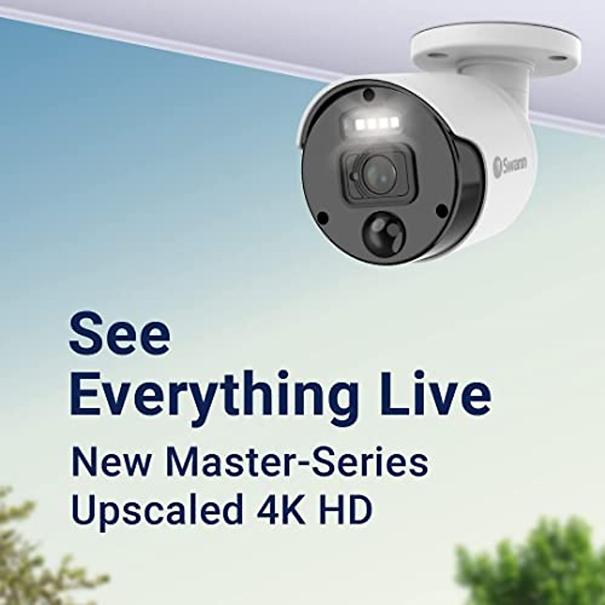 SWANN Master 4K 8 Channel Home Security Camera System, 2TB NVR, 4 PoE IP Cameras Outdoor, 8MP Wired Surveillance CCTV, Heat Motion Vehicle Detection, LED Light, 24/7 Recording Security Camera, 876804