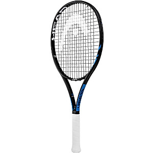 HEAD Graphene Laser Oversize Pre-Strung Tennis Racquet with Large Sweetspot and Power,Black/Blue