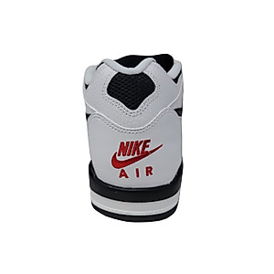 Nike Air Flight 89 Men's Basketball Shoes, White/Black-LT Smokey Grey, 10 M US