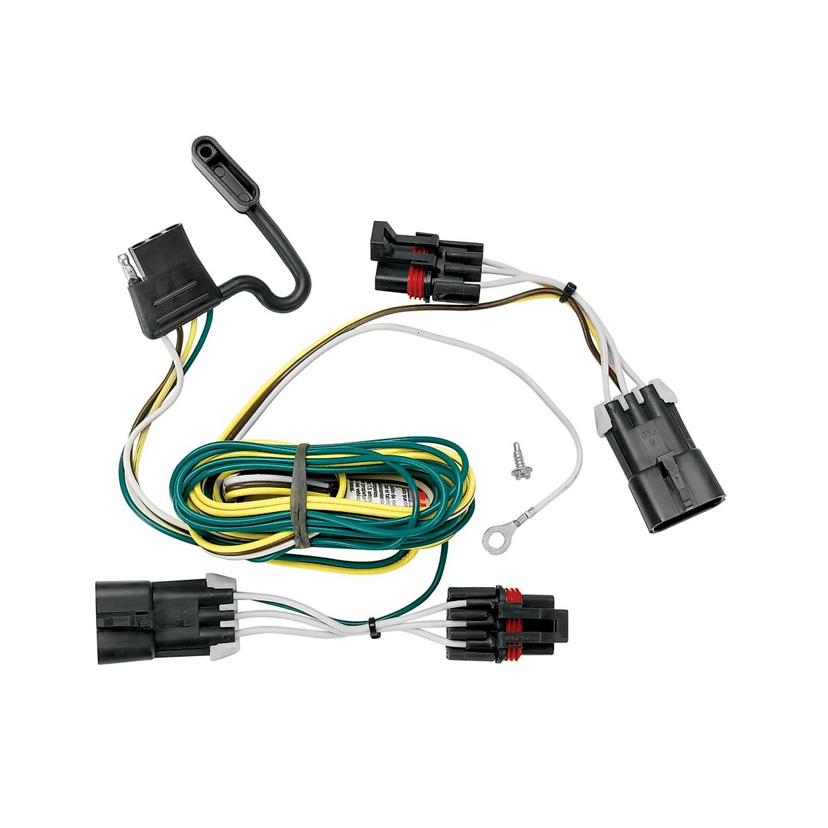 Tekonsha 118407 T-One® T-Connector Harness, 4-Way Flat, Compatable with 2005-2010 Chevrolet Cobalt, 2008-2008 Chevrolet Cobalt Sport, 2005-2010 Chevrolet Cobalt SS, 2006-2011 Chevrolet HHR, 2008-2010 Chevrolet HHR SS, 2007-2009 Pontiac G5, 2007-2009 Ponti