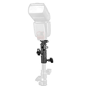 2Pack Anwenk Camera Flash Speedlite Mount Swivel Light Stand Bracket with Umbrella Reflector Holder for Camera DSLR Nikon Canon Pentax Olympus and Other DSLR Flashes Studio Light LED Light