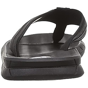 Oakley Men's Pier Ellipse Flip Flop, Blackout, 13