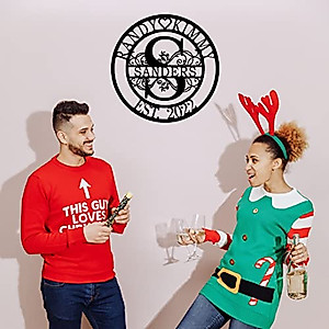 Custom Metal Sign, Metal Wall Art, Metal Name Signs Personalized, Custom Signs Outdoor Metal, Monogram Wall Decor, Home Decor, Anniversary Couples Gifts, Wedding Decorations, Last Name Signs for Home