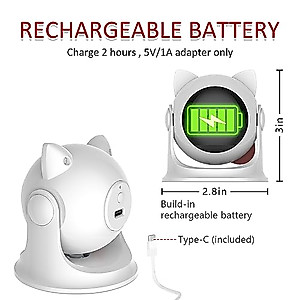 Saolife Automatic Cat Laser Toys, Interactive Laser Cat Toys for Indoor Cats/Kitty/Dogs, Cat Laser Toy Automatic