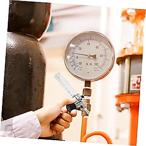 ROMISBABA 3pcs Barometer Regulator Argon Flowmeter Argon Flow Meter Carbon Dioxide Flowmeter Carbon Dioxide Flow Indicator Flowmeter Argon Flowmeter Tube for Air Aluminum Alloy Transparent