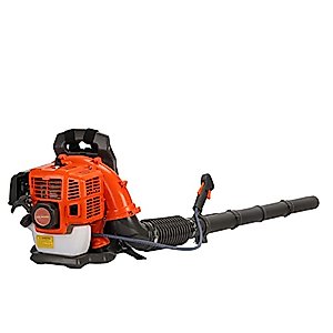 YOZUMD 1 Set Leaf Blower,Backpack Style 52 Cubic Centimeter Electric Leaf Blower,Adjustable Tube Gas Powered Dust Powerful Blower Lawn Yard Garden Supplies Orange