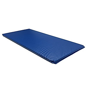 KinderMat, Rainbow Designer Mat, Blue, 2-Inch Thick Rest Mat