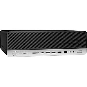 HP ELITEDESK 800-G3 Business PC SFF/180W Intel:I7-6700/CI7-3.40G 16GB/1-DIMM 500GB/7200RPM GBE INTEL-HD530/IGP W10P-64 3YR (Renewed)