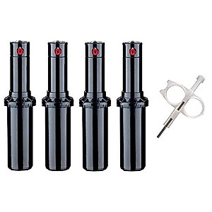 HUNTER PGP-adj Rotor Sprinkler Heads - 4 Pack - Includes Adjustment Tool