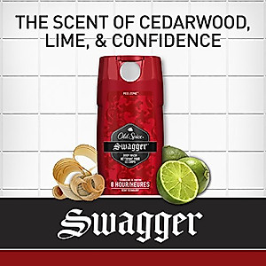 Red Zone Swagger Body Wash for Men, Scent of Confidence, 21 fl oz