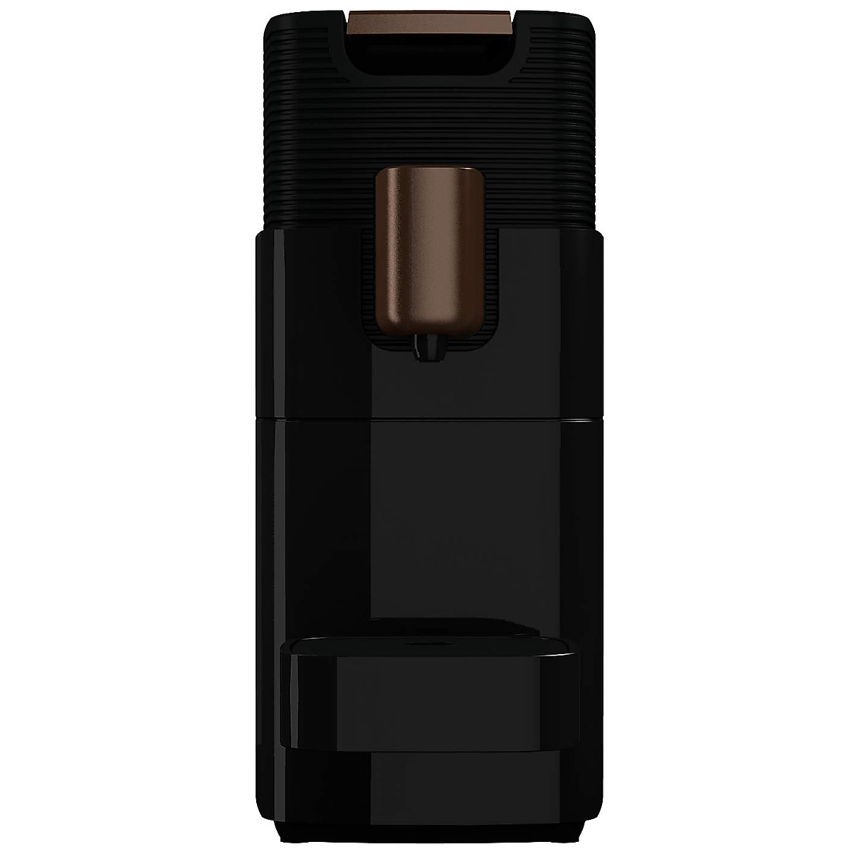 K-FEE® ONE Single Serve Pods Coffee, Espresso, Milk Machine (Black/Copper) | Mill Coffee and Starbucks® Verismo* Compatible