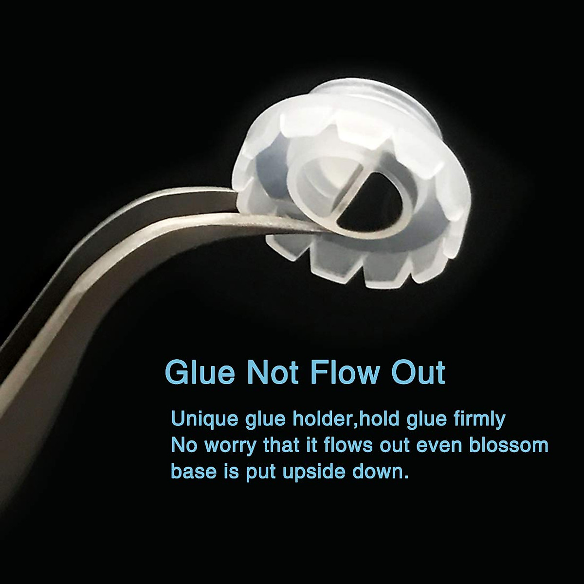 Eyelash Extension Supplies Lash Tray with 100 PCS Blooming Glue Cup Crystal Glass Acrylic Lash Tiles Strip Palett Holder Tools Jade Stone