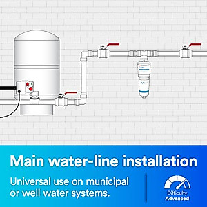 3M Aqua-Pure Whole House Scale Inhibition Inline Water System AP430SS, Prevents Scale Build Up On Hot Water Heaters and Boilers