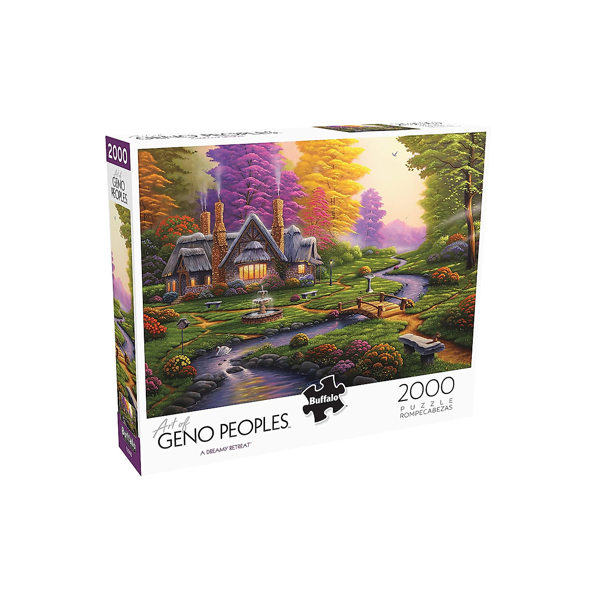 Buffalo Games - Geno Peoples - A Dreamy Retreat - 2000 Piece Jigsaw Puzzle for Adults Challenging Puzzle Perfect for Game Nights - 2000 Piece Finished Size is 38.50 x 26.50