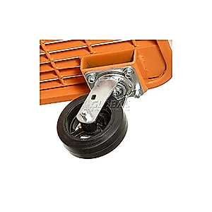 Global Industrial Depot Platform Truck, 6 Wheel, Steel Grating Deck, 60 x 30, 3200 Lb. Capacity