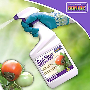 Bonide Rot-Stop Tomato Blossom End Rot, 32 oz Ready-to-Use Spray Garden Fertilizer for Calcium Deficiency in Plants