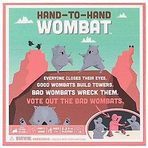 Exploding Kittens Hand to Hand Wombat Card Game Fun Family Card Games for Adults Teens & Kids - Fun Party Games, 3-6 Players